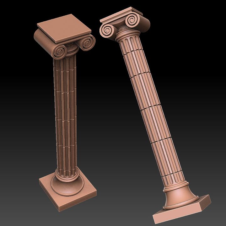 3D Printable Roman Temple Builder by Sharedog Miniatures